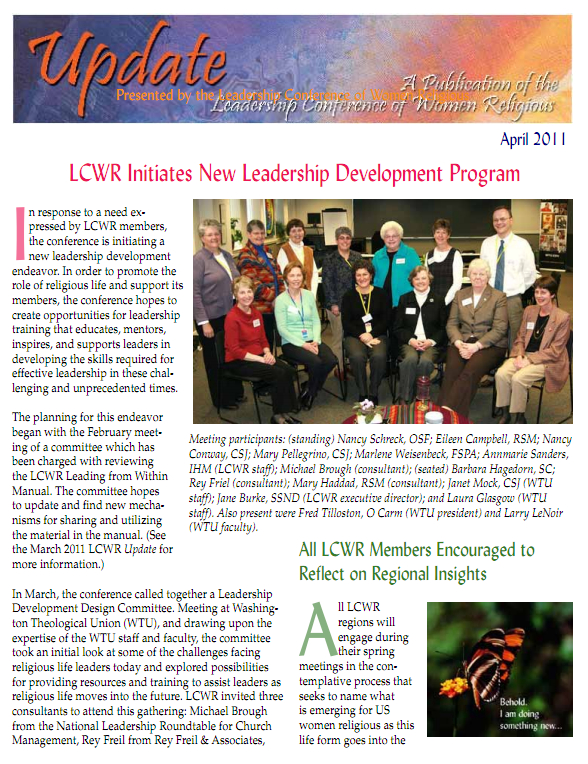 Update (April 2011) | LCWR