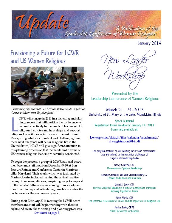 January 2014 | LCWR