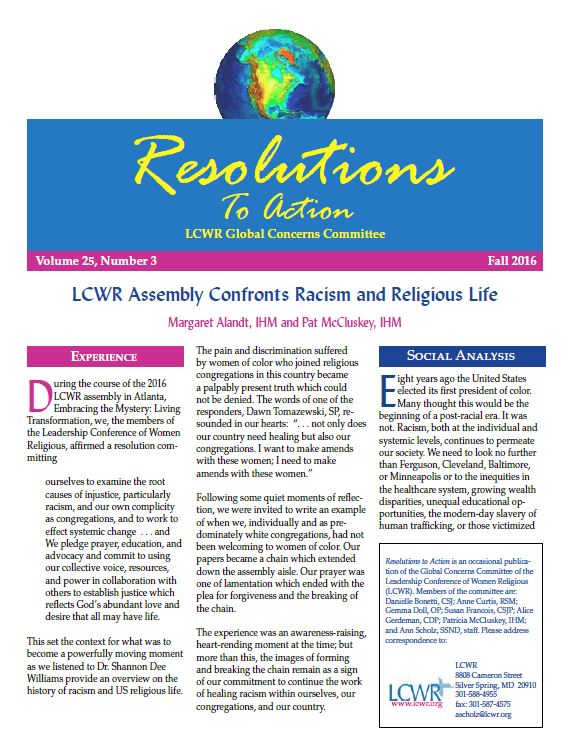 LCWR Assembly Confronts Racism and Religious Life | LCWR