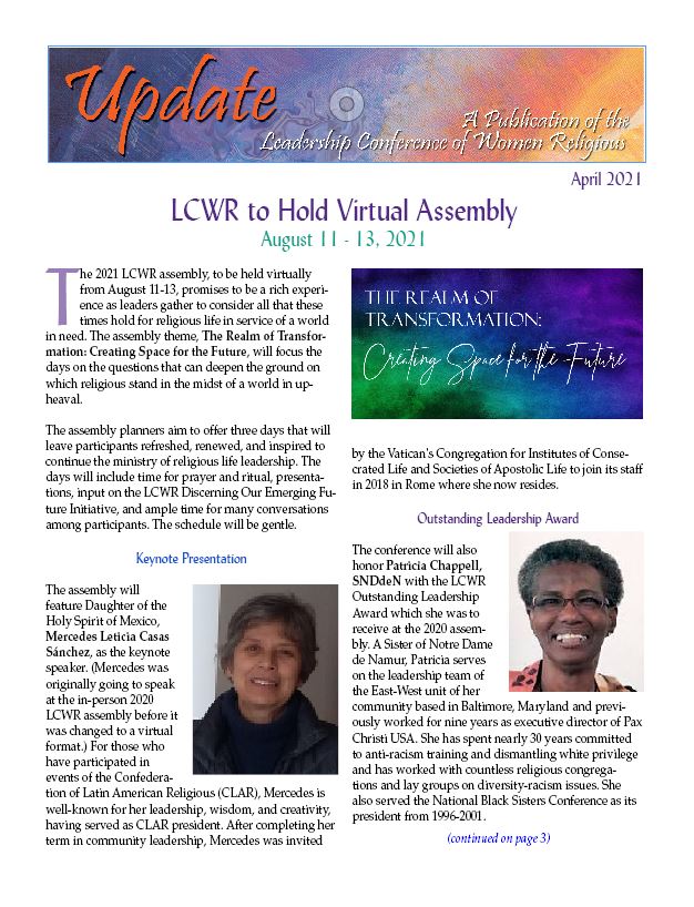 April 2021 | LCWR
