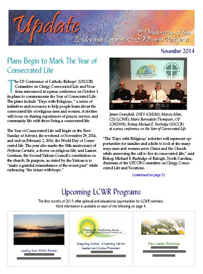 November 2014 | LCWR