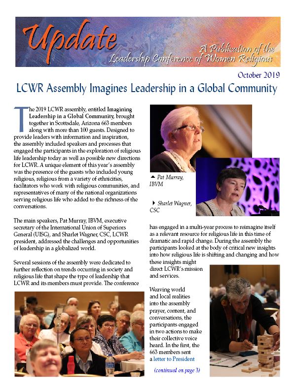 October 2019 | LCWR
