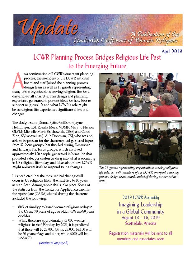 April 2019 | LCWR