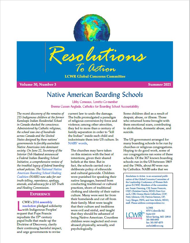 Native American Boarding Schools | LCWR